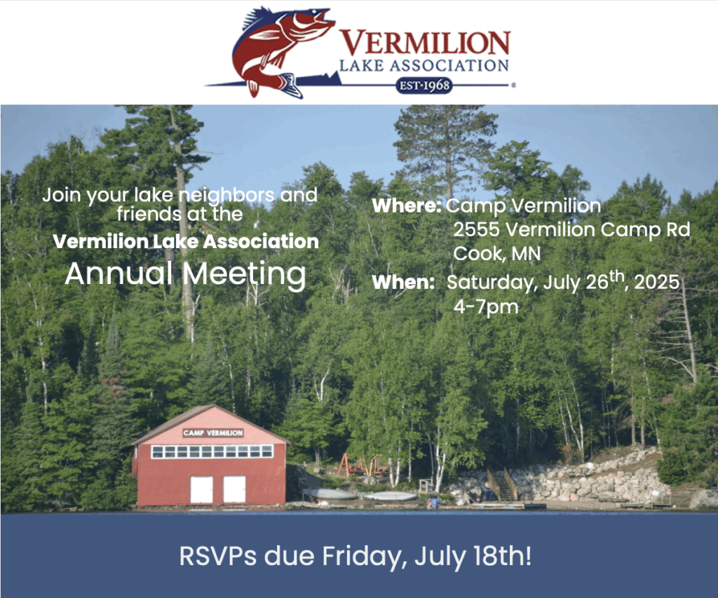 Vermilion Lake Association Annual Meeting